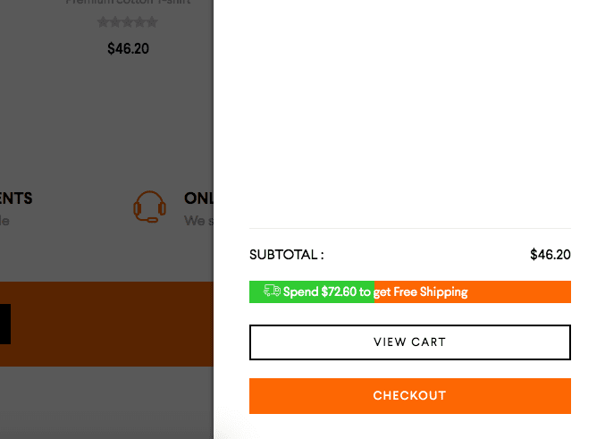 Shipping Threshold - Woostify – Fast & Free WooCommerce WordPress Theme ...